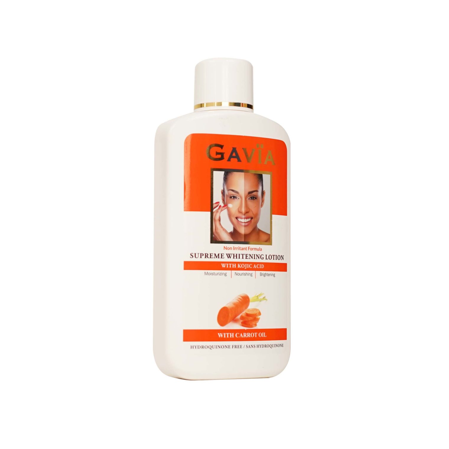 GAVIA-SUPREME SKIN WHITENING LOTION 500ML WITH CARROT OIL - Gavia Luxury
