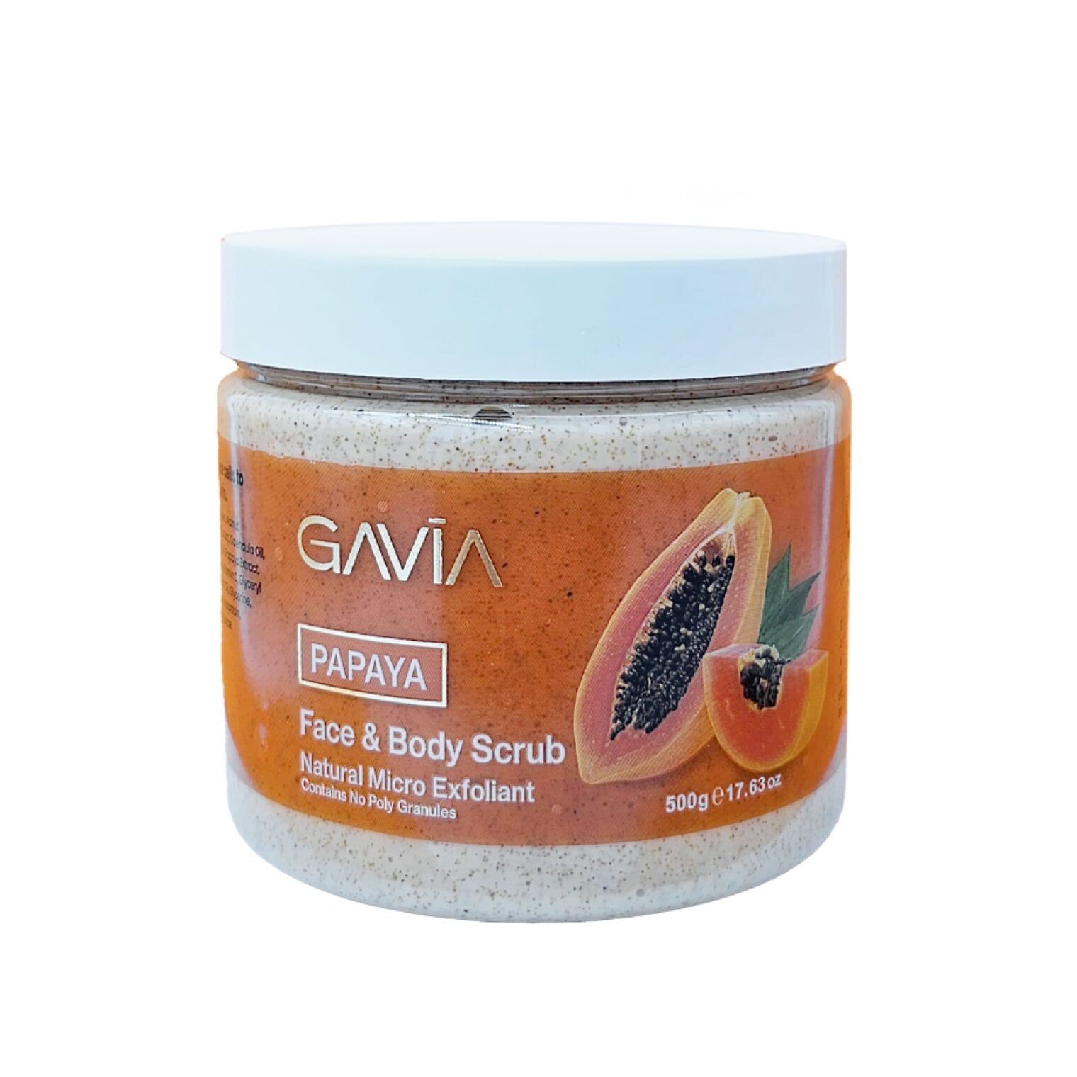 GAVIA-PREMIUM FACIAL SCRUB 500GM - PAPAYA - Gavia Luxury